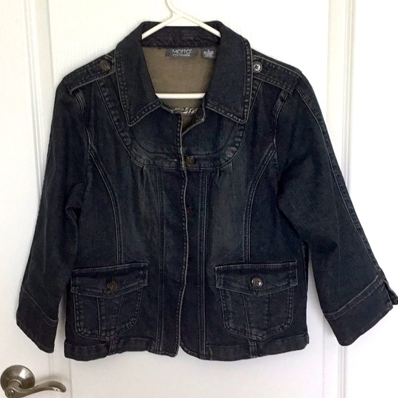 motto | Jackets & Coats | Motto Cropped Denim Jacket | Poshmark